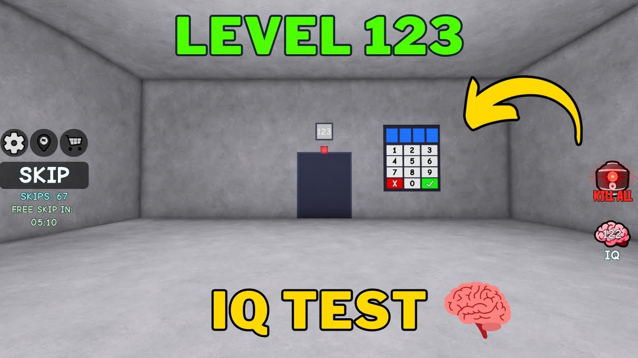 How To Solve Roblox IQ Test Level 123 | IQ Test 🧠 Guide - YouTube