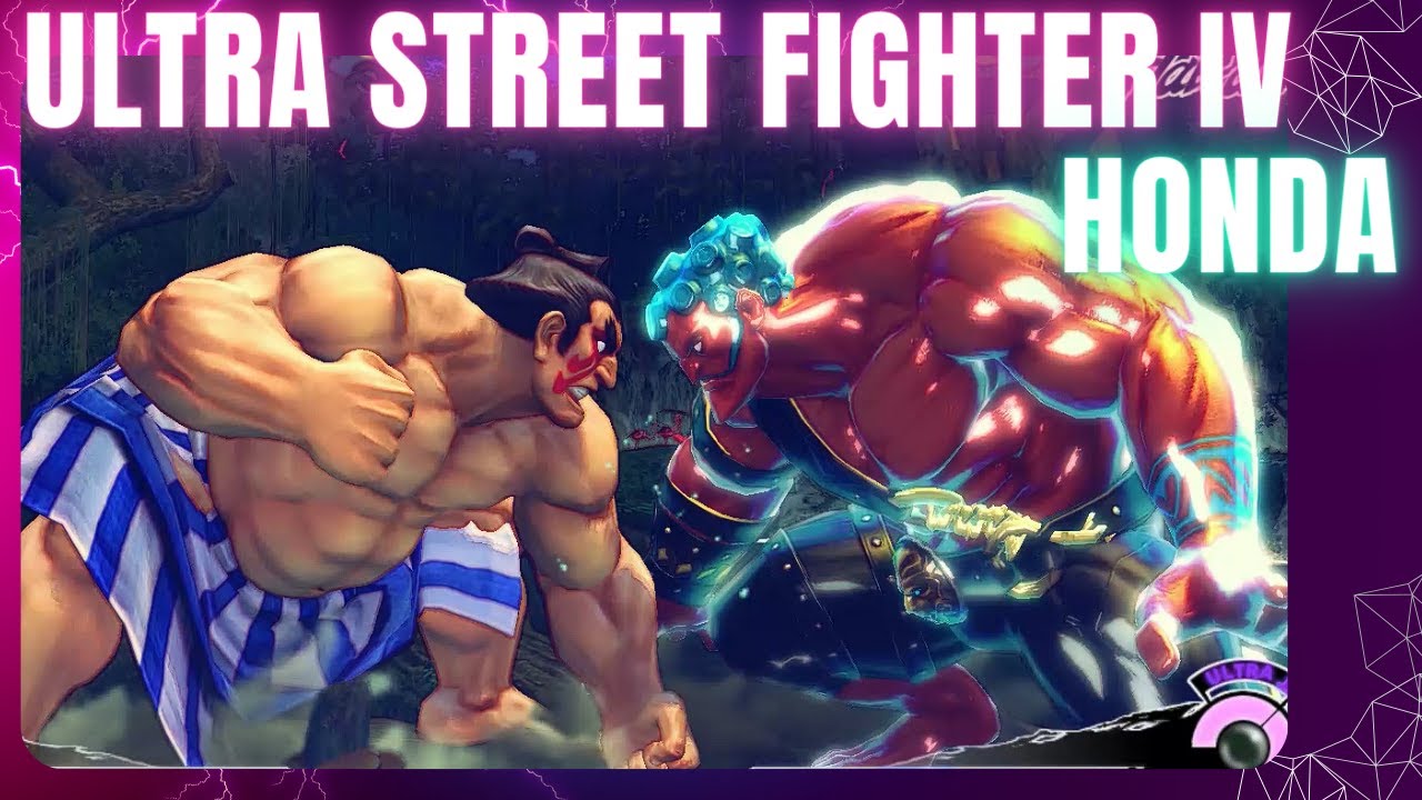 ULTRA STREET FIGHTER IV -- HONDA -- Hundred Hand Slap, Sumo Headbutt ...