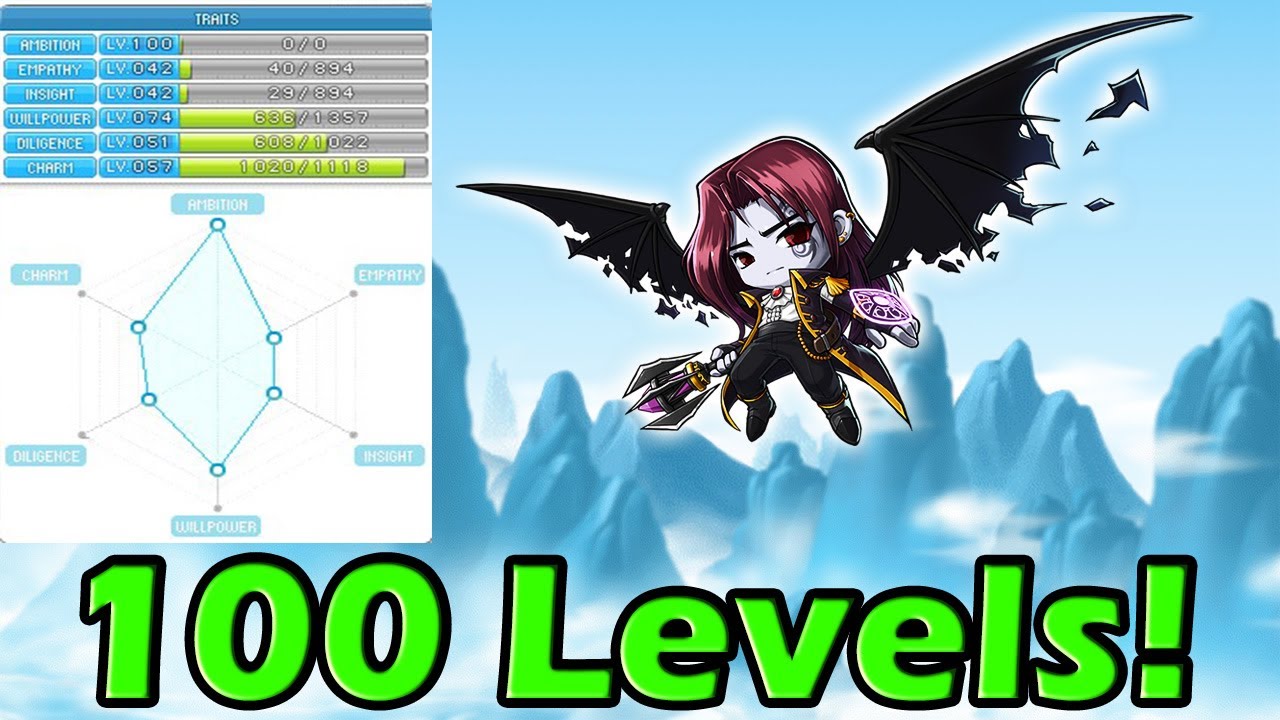 MapleStory Leveling Traits - OVER 100 LEVELS GAINED!!! WONDROID EVENT ...
