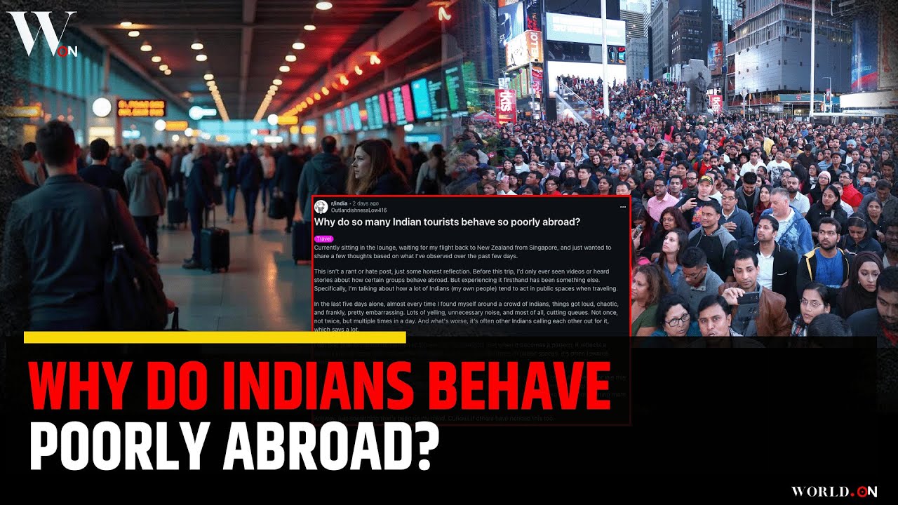 Viral Reddit Post Exposes Indian Tourist Behavior Abroad - YouTube