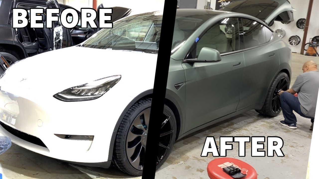 A NEW TESLA COLOR FOR THE MODEL Y!? - YouTube