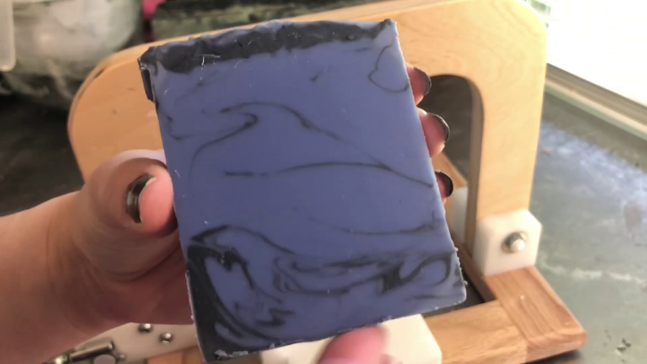 Making and Cutting Fresh Snow Cold Process Soap | Custom Order - YouTube