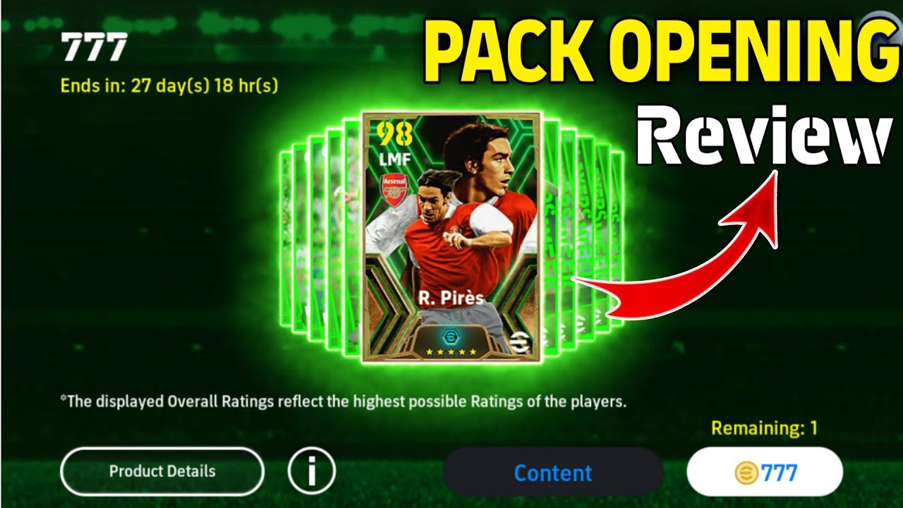 102 rated R. Pires Pack Opening in eFootball 2024 || 777 R. Pires Pack ...