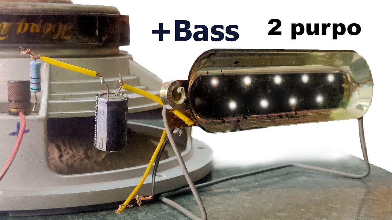 increase bass using Led and Capacitor 1000uf with Flash to Music - YouTube