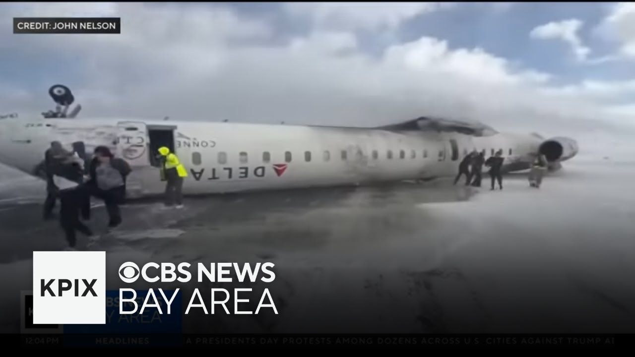 Video shows Delta plane crash at Toronto airport; passenger describes ...