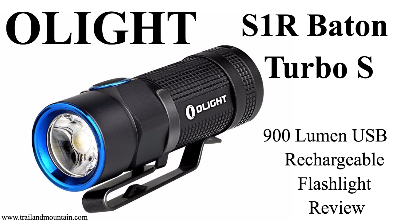 OLIGHT S1R Baton Turbo S 900 Lumen Flashlight Review - YouTube