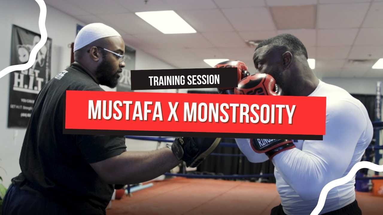 Mustafa Boxing X Monstrosity Training Session - YouTube