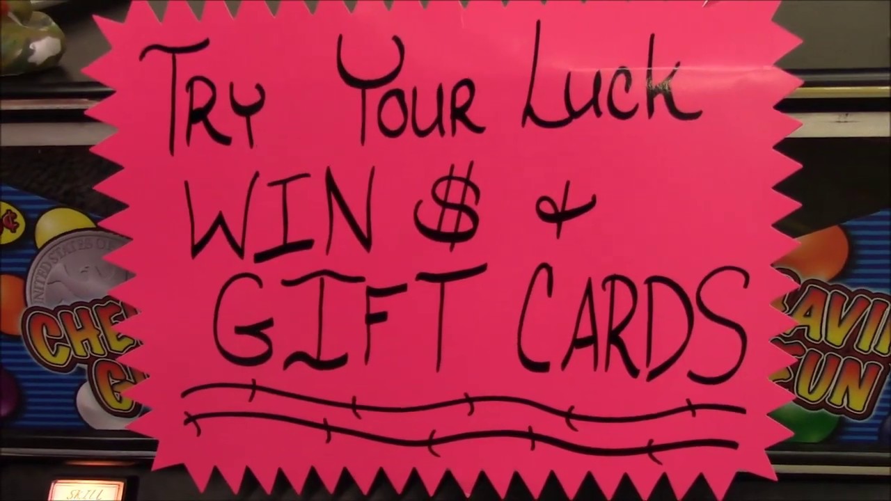 $5 COIN PUSHER GIFT CARD CHALLENGE - CAN I WIN IT? | JJGeneral1 Arcade ...