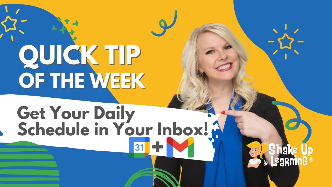 How to Get Your Daily Schedule in Your Inbox - YouTube