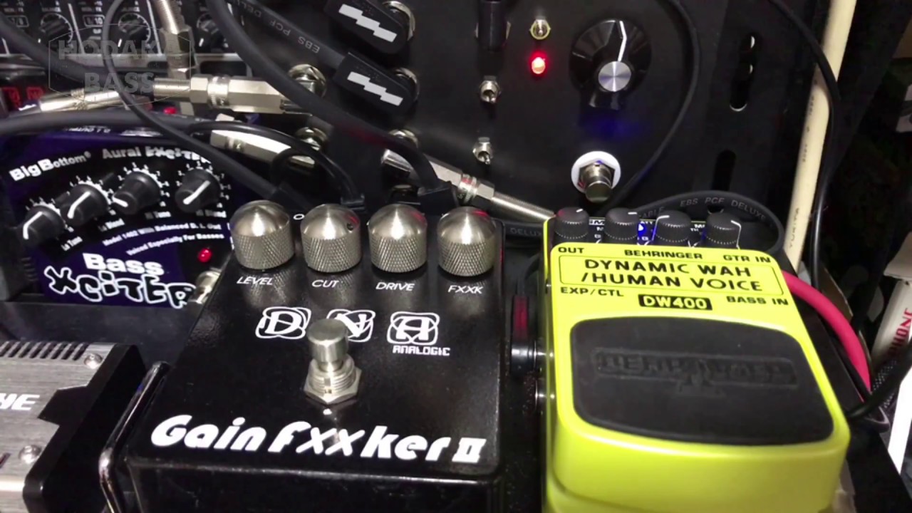 DNA Gain Fxxker II / BEHRINGER DW400 DYNAMIC WAH(HUMAN VOICE) - YouTube
