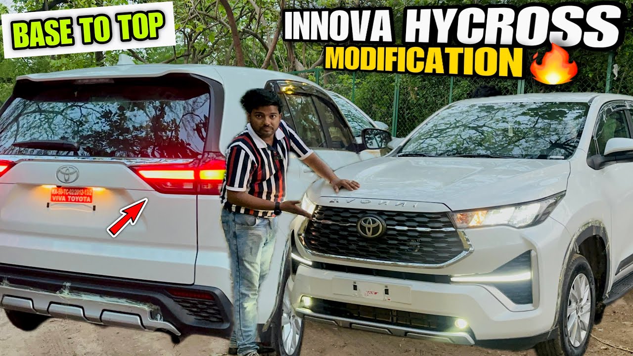 Innova Hycross Base To Top Modification🔥| Hycross Modified😍 - YouTube