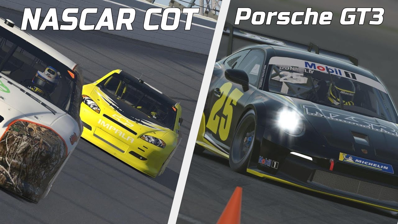 iRacing - Draft Master NASCAR COT at Talladgea & Porsche GT3 Cup at ...