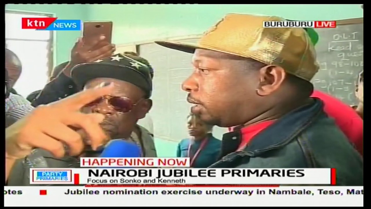 Aspirant Mike Mbuvi Sonko storms into a Buruburu polling station ...