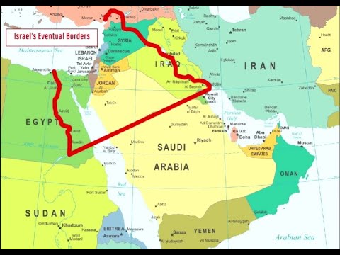 Borders of Israel as per the Bible - YouTube