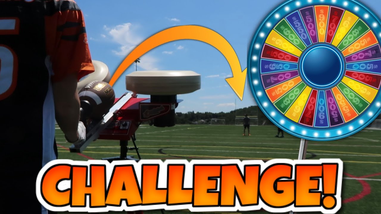 SPIN THE WHEEL NFL JUG MACHINE CHALLENGE!! (Things Got Crazy!) - YouTube