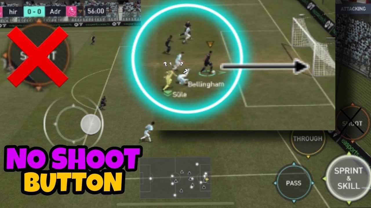 CAN WE WIN A GAME WITHOUT NO SHOOTING BUTTON? 🤔 FIFA MOBILE 23 - YouTube
