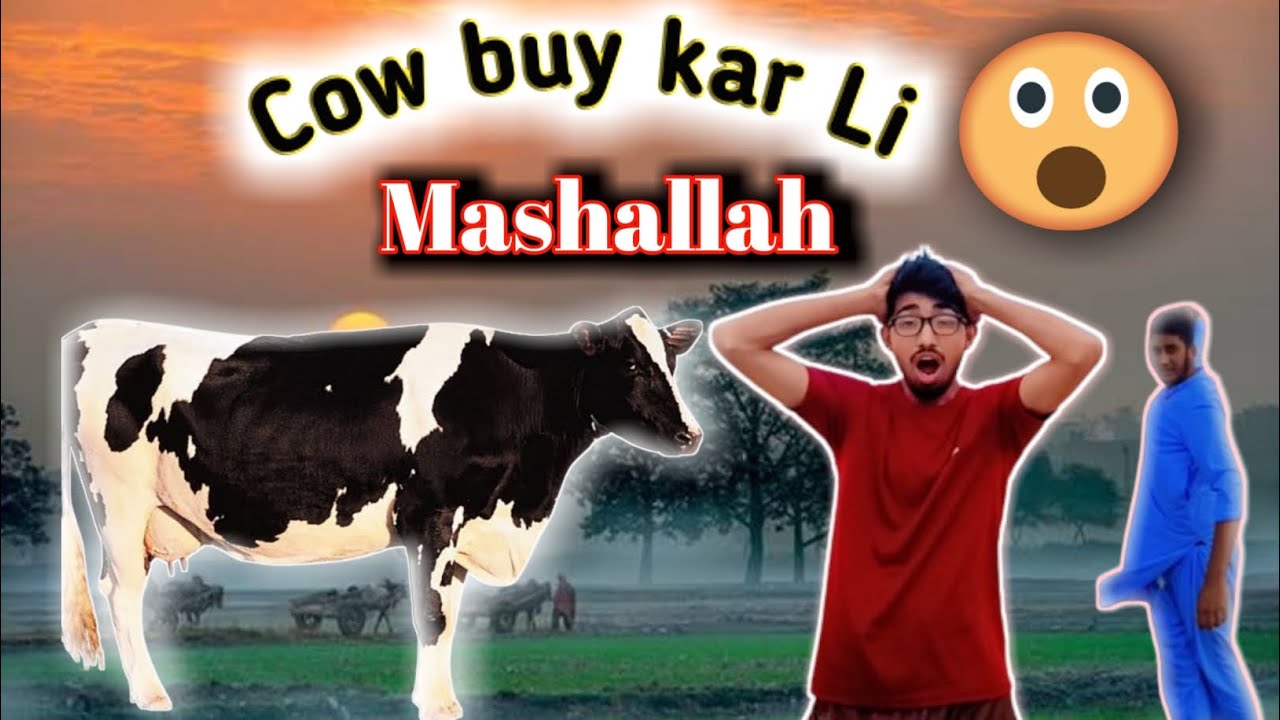 Cow buy kar li🐄||Two or lani he ️||(#viral vlog #village) - YouTube