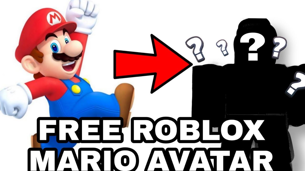 FREE ROBLOX MARIO AVATAR - YouTube