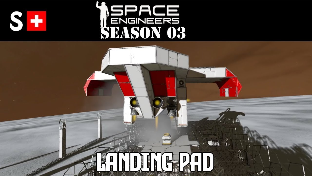 Space Engineers: Landing Pad - YouTube