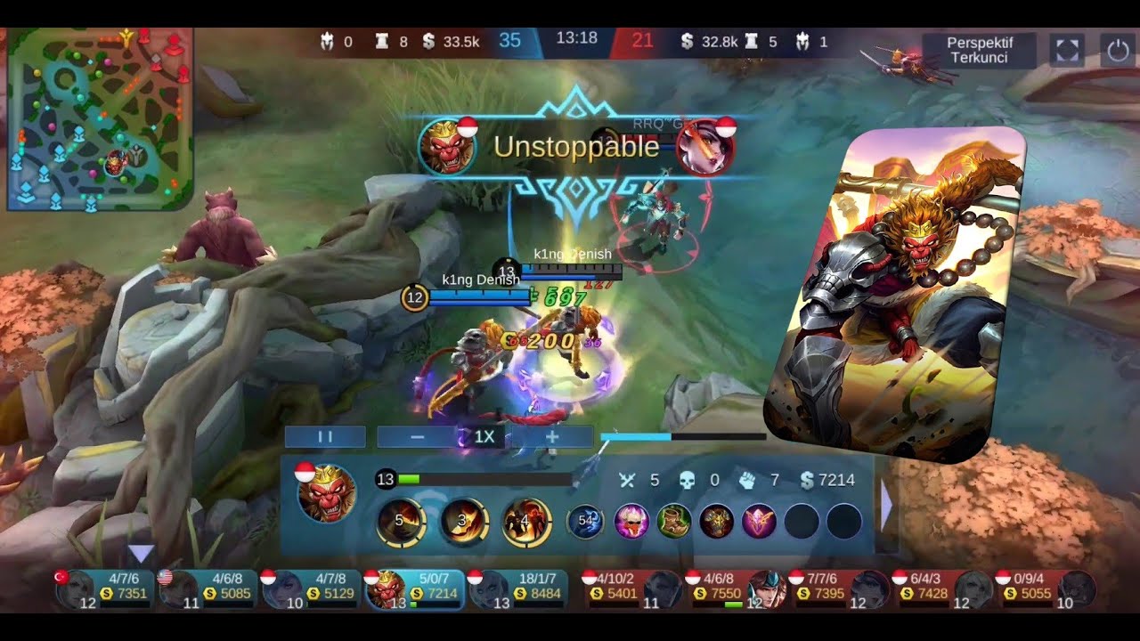 Mobile Legends Bang Bang - Sun Monkey King - Epic Comeback Rank Match ...