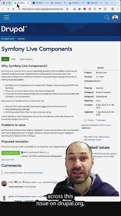 Symfony Live Components in Drupal - YouTube