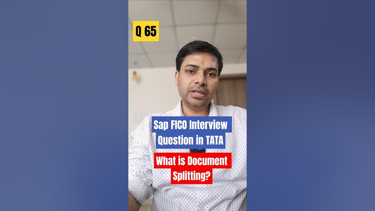 What is Document Splitting in SAP FICO? | Explained with Example | SAP FICO Interview Question ...
