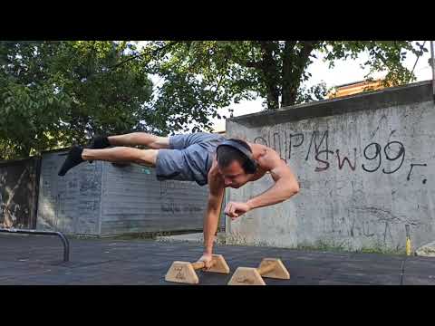 One arm planche and handstand calisthenics workout - YouTube
