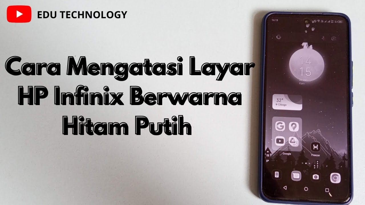Cara Mengatasi Layar HP Infinix Berwarna Hitam Putih Tanpa SERVICE ...
