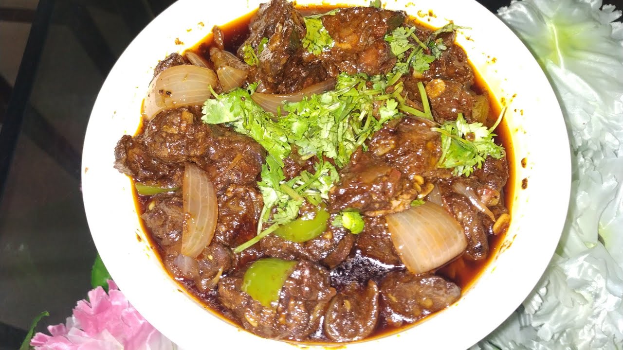 Chicken Liver Chilli Fry | Recipe | Konkani with Subtitles | - YouTube