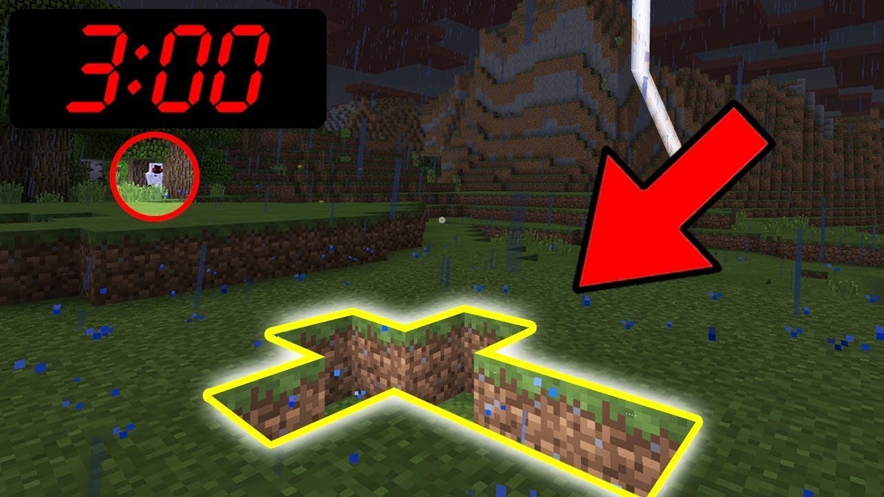 НИКОГДА НЕ ИГРАЙ В МАЙНКРАФТ В 3 ЧАСА НОЧИ!!! УЖАСЫ minecraft - YouTube