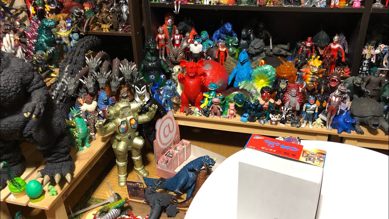【ソフビ】コレクションルームを並べ替えしたらこうなった!!! godzilla kaiju sofvi sofubi collections ...