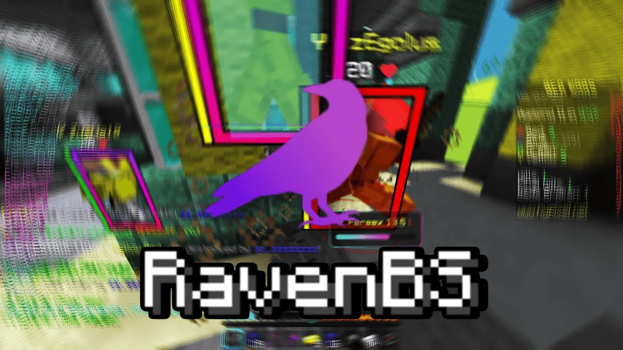 Free Raven B4 goes CRAZY on Hypixel! KillAura, Bed Nuker, Scaffold, etc ...