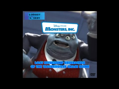 Monsters Inc (2001) - Lost Internship Recreation Of The Waternoose Chase Scene (2001). - YouTube