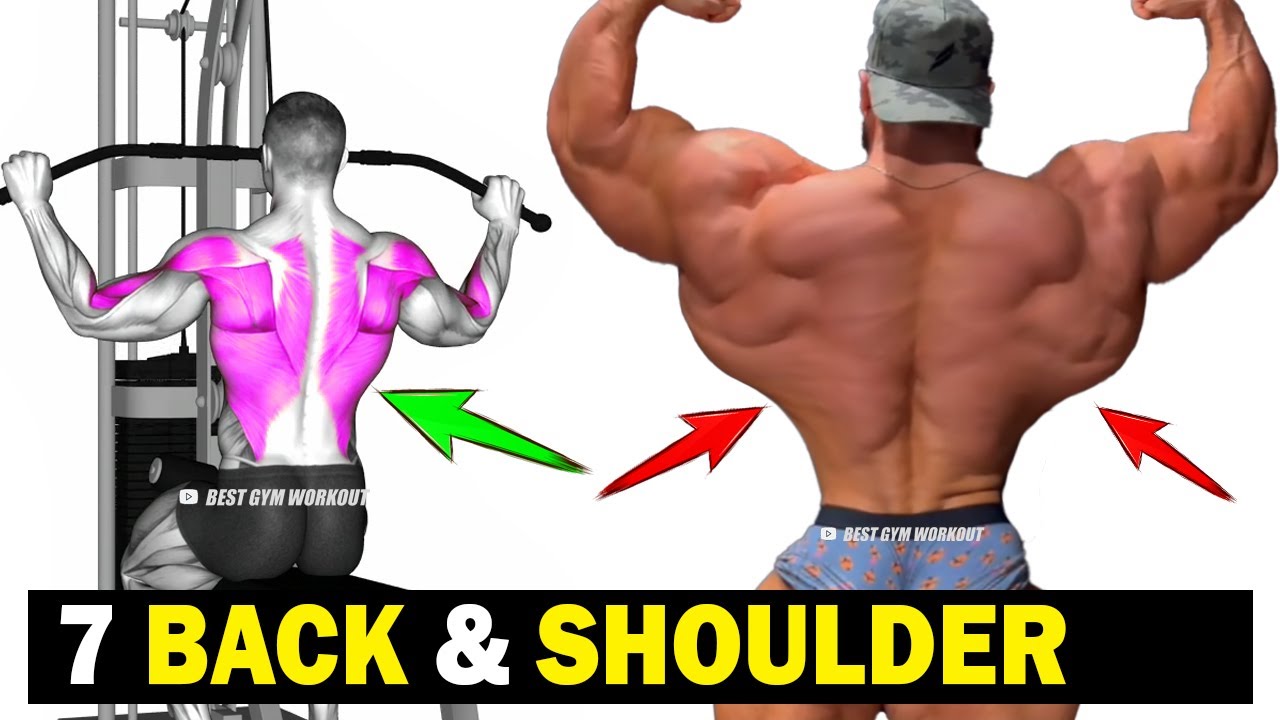 7 Best Back and Shoulders Exercises 🔥 - YouTube