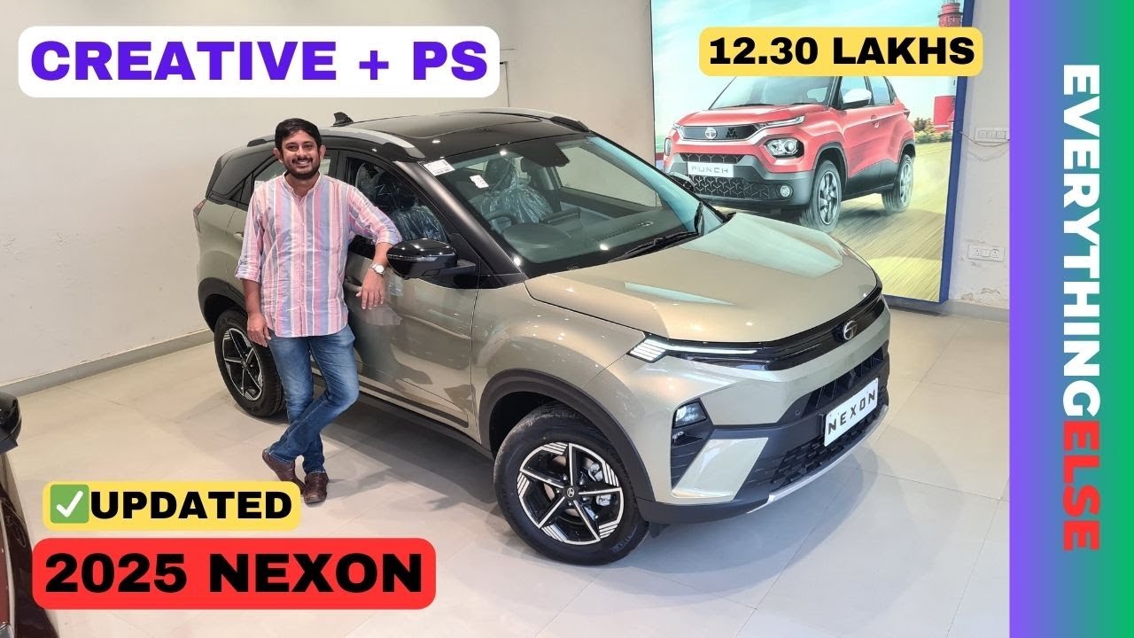 🔥 2025 New Tata Nexon Creative Plus PS | Most VFM Nexon !! @ 12.30 ...
