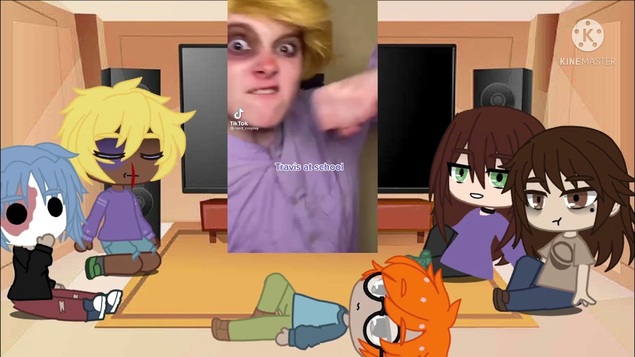 Sally Face react to Travis - YouTube