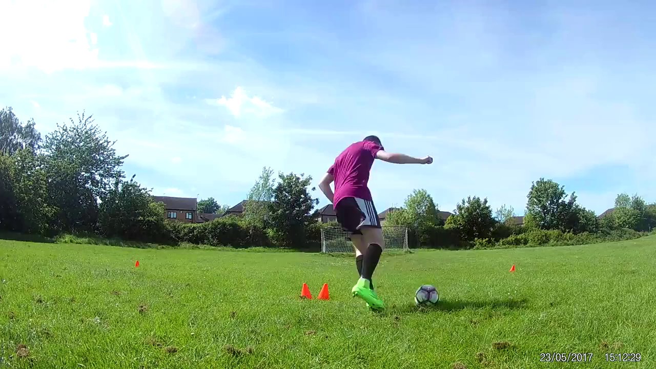 Football/Soccer Shooting Practice - YouTube