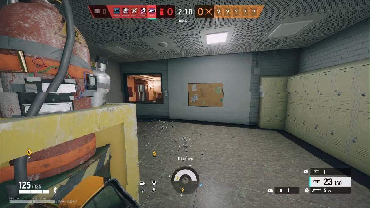 Tom Clancy's Rainbow Six Siege_wall kill parking lot - YouTube