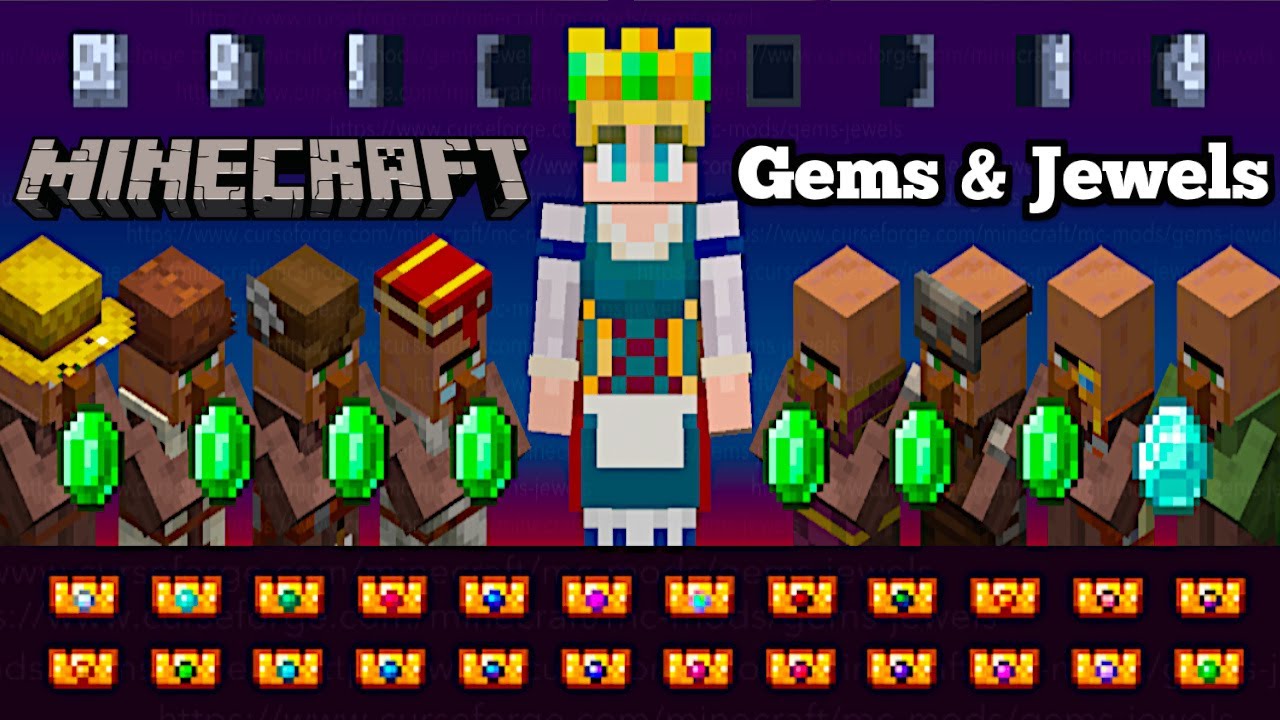 *NEW* Gems & Jewels Mod: Crown Update - Minecraft 1.20.1 (Mod Showcase ...