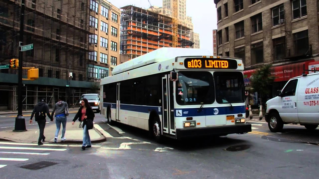 MTA Bus Company 2011 New Flyer Industries C40LF 497 on the B103 Limited ...