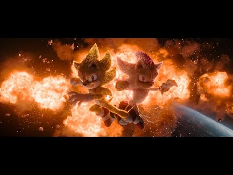 Sonic The Hedgehog 3 - Super Sonic And Super Shadow VS Robots