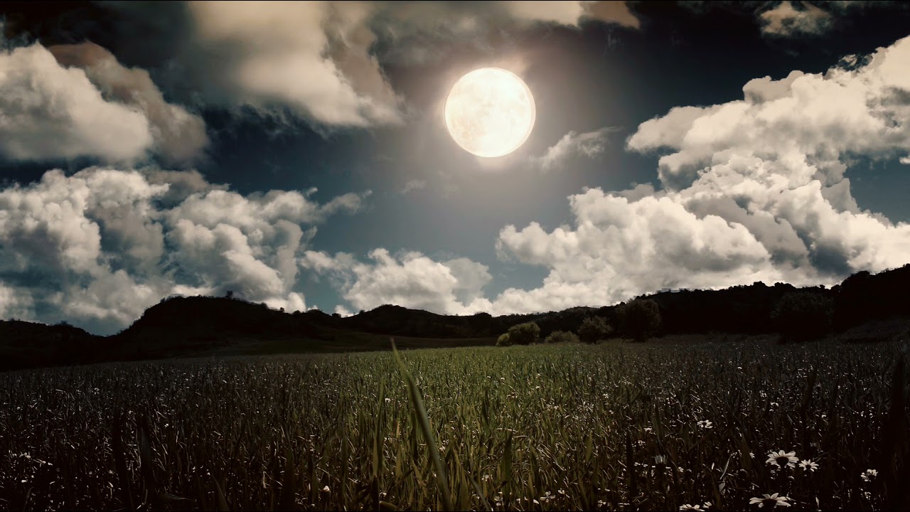 Full Moon No Copyright Video | Moon Copyright Free Videos | Clouds Free ...