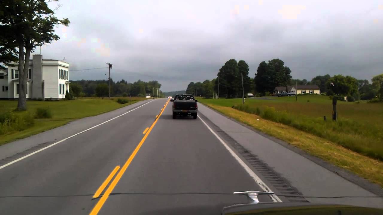 New York State Route 12 North through Boonville, New York - YouTube