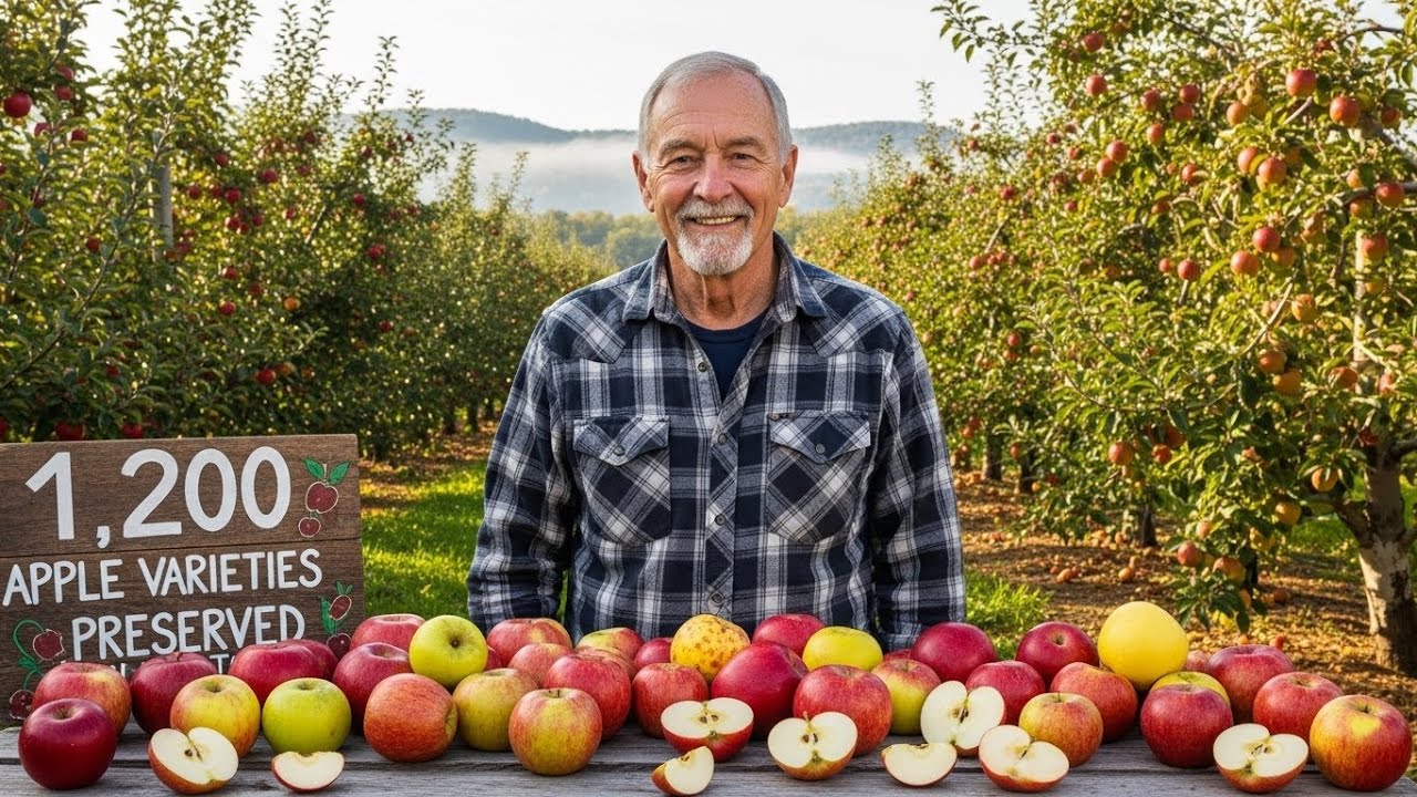 Retired Engineer tom Brown has preserved 1,200 apple Varieties from ...