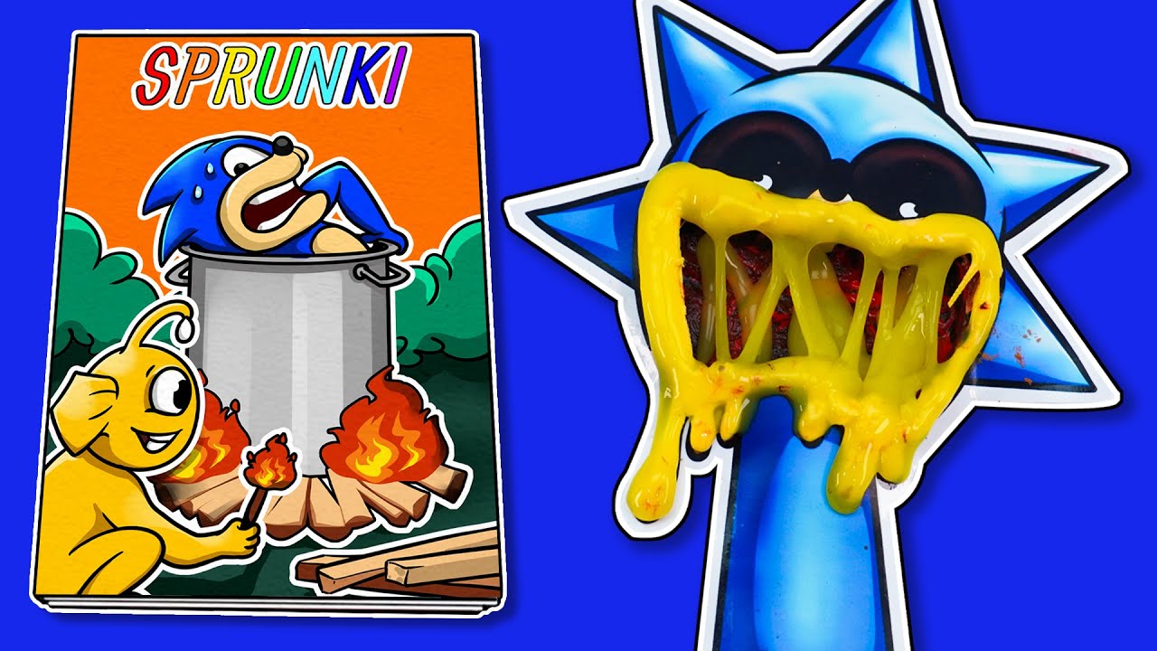 Making INCREDIBOX SPRUNKI Game Book 📚 ( Sprunki Sonic.Exe Retake Phase ...