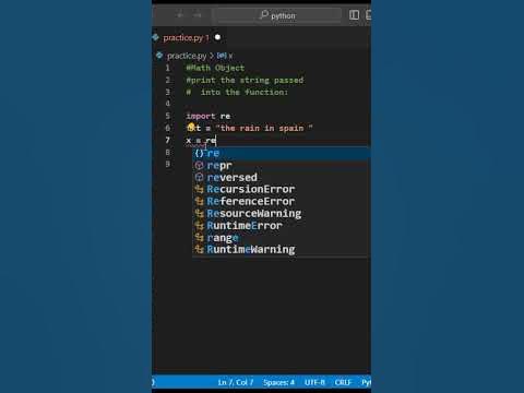 math object #python #pythonprogramming #coding #code - YouTube