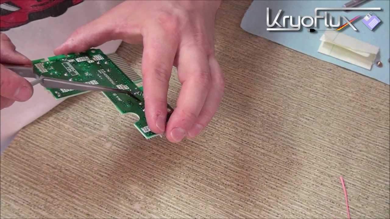 KryoFlux Tutorial: Modify 5.25" drive to read "flippy" disks in one ...