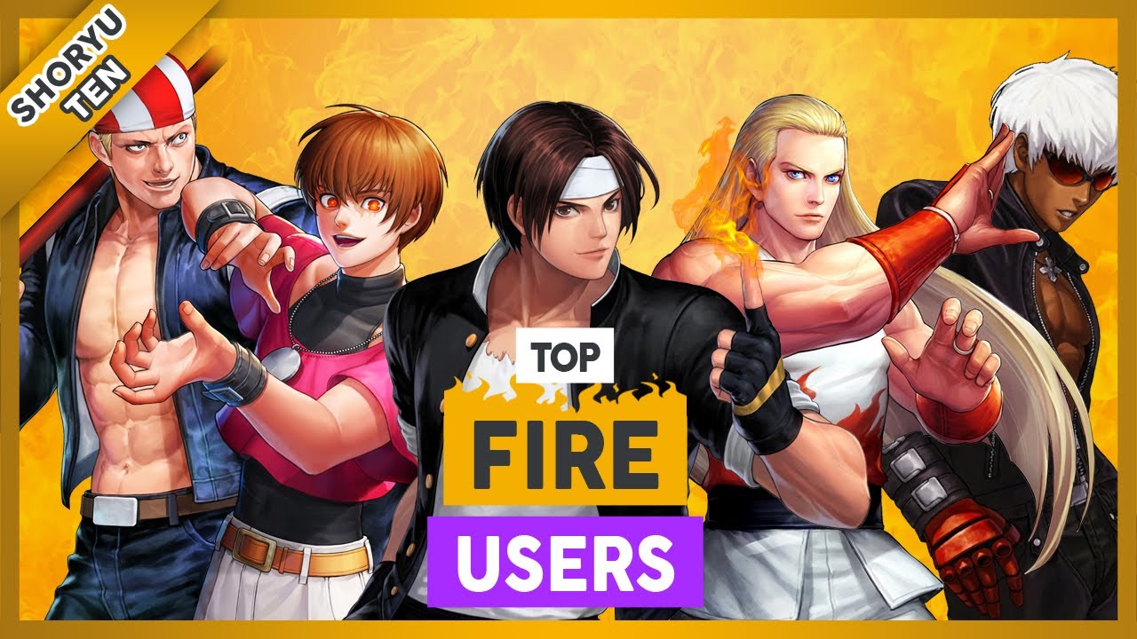 Top 10 Fire Users In The King Of Fighters Series - YouTube