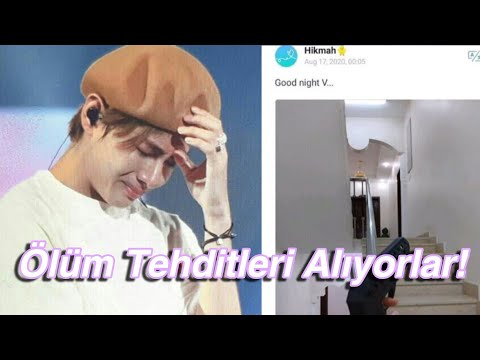 Jimin Ve Taehyung Ölüm Tehditi Alıyor ! - Bts İle Göz Kırpmama Challange