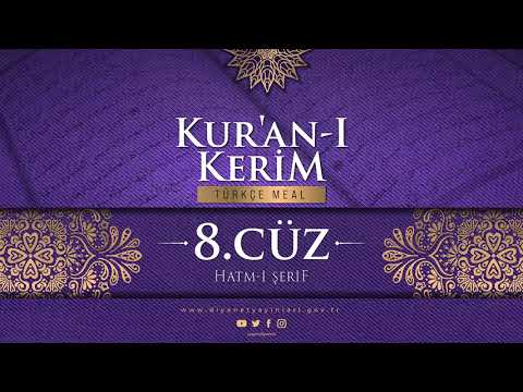 KUR'AN-I KERİM MEALİ - 8.CÜZ